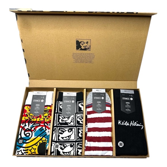 Stance | Underwear & Socks | Stance Disney Mickey Mouse X Keith Haring Infiknit Casual Socks Set ...